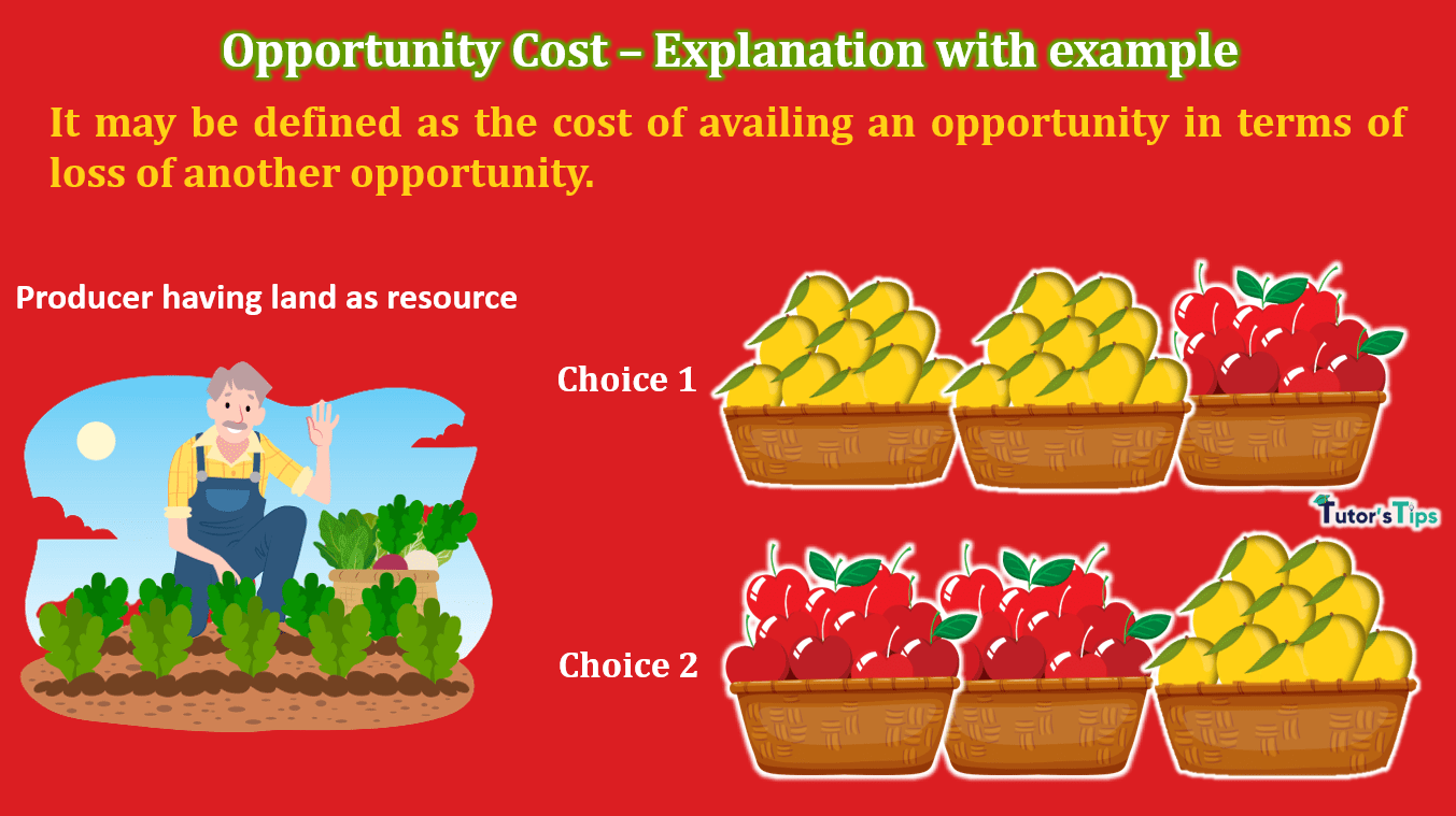 Opportunity Cost Explanation With Example Tutor s Tips