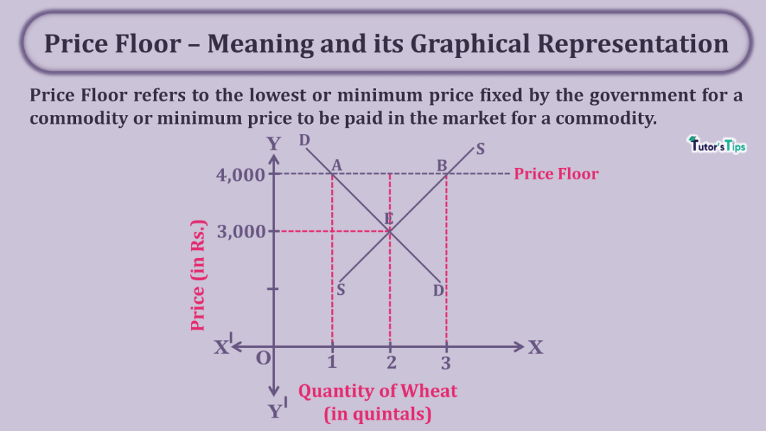 Price Floor - Meaning and its Graphical Representation - Tutor's Tips
